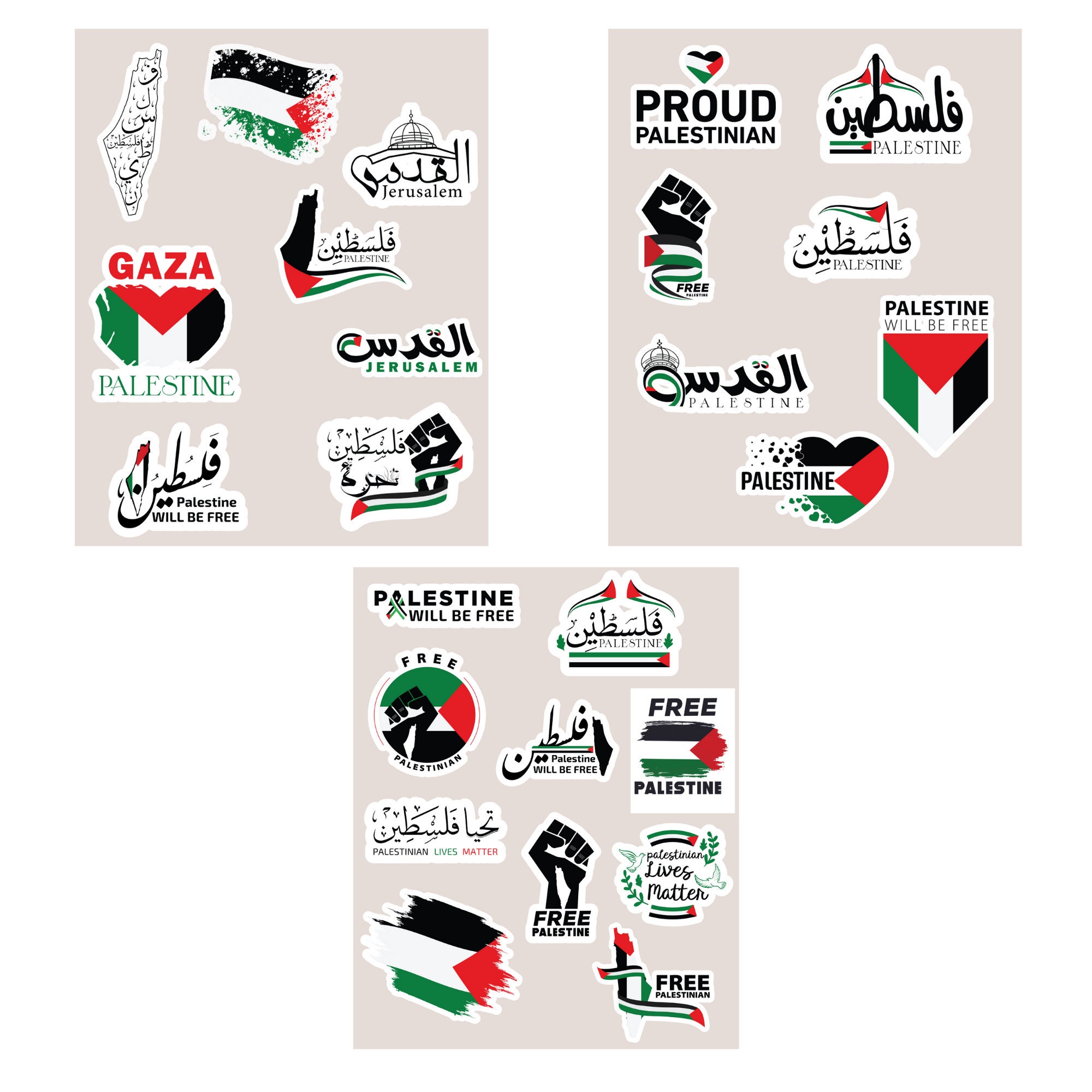 Free Palestine Stickers, Palestine Svg, Palestinian Svg, Free Palestine ...