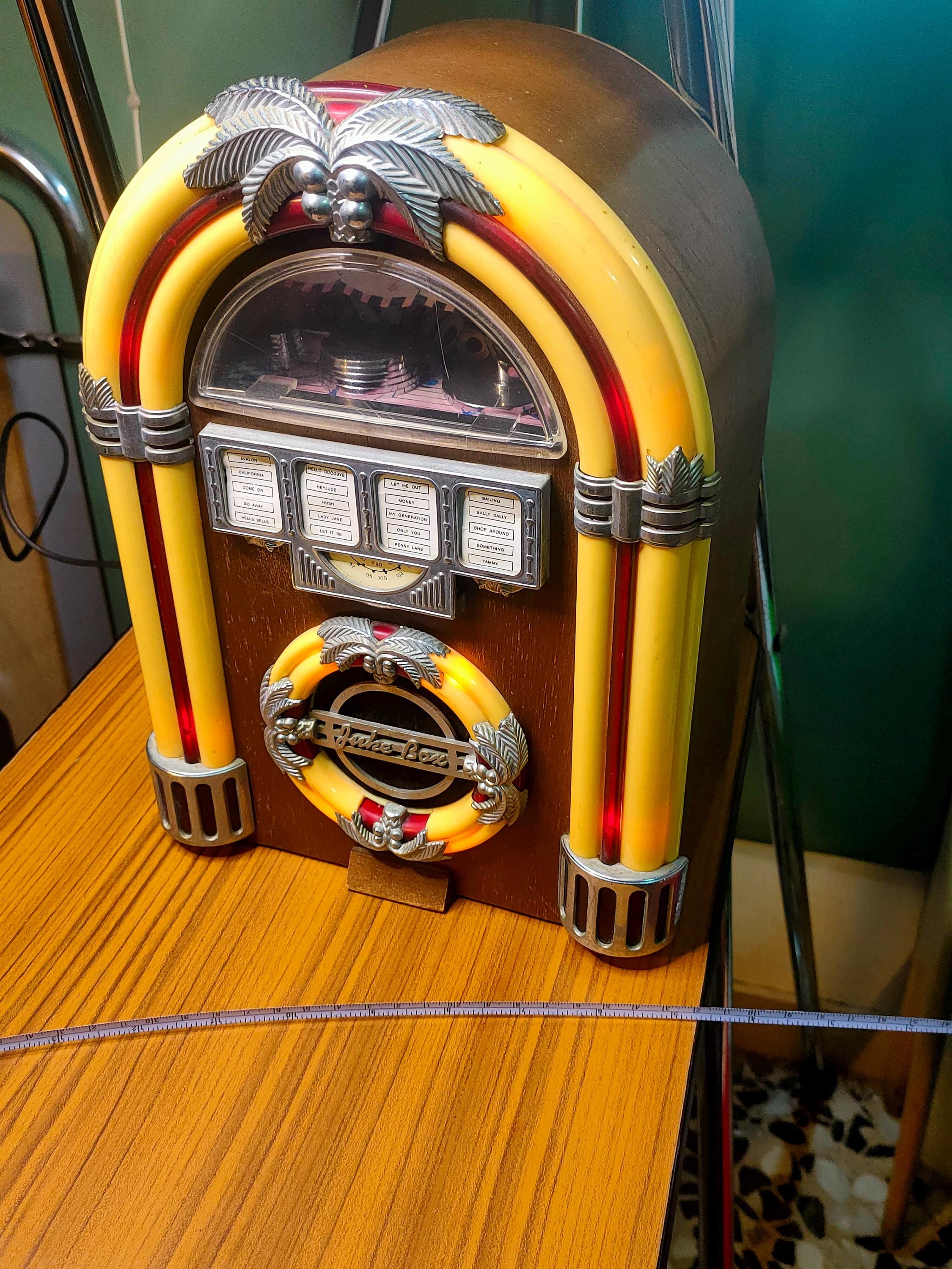 Radio From Post Office Heirloom of the 70s Vintage Jukebox Style With ...