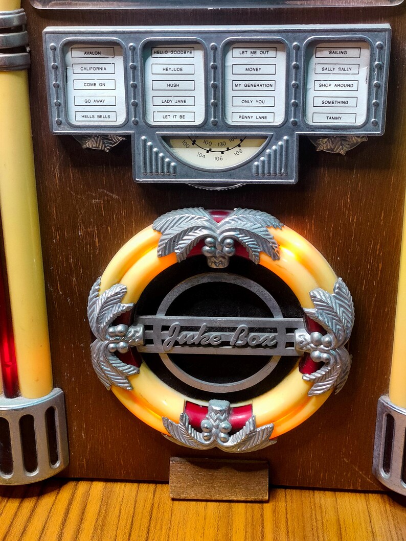 Radio From Post Office Heirloom of the 70s Vintage Jukebox Style With ...