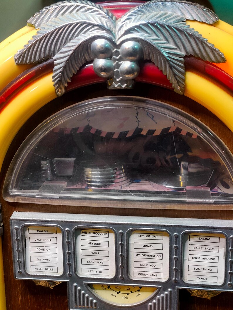 Radio From Post Office Heirloom of the 70s Vintage Jukebox Style With ...