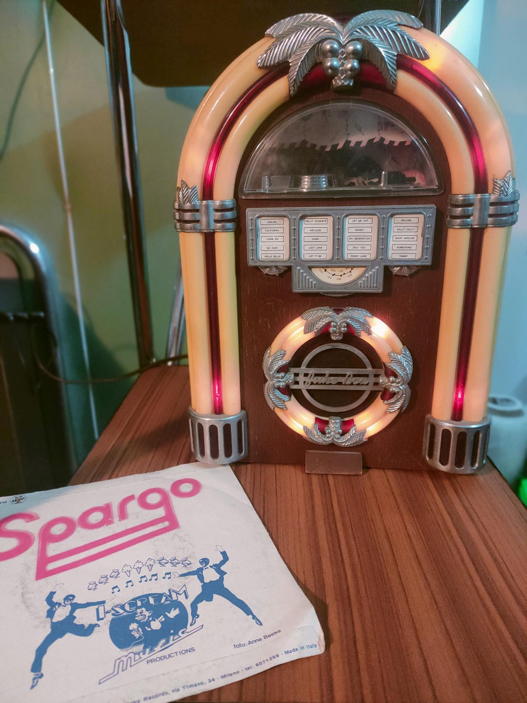 Radio From Post Office Heirloom of the 70s Vintage Jukebox Style With ...