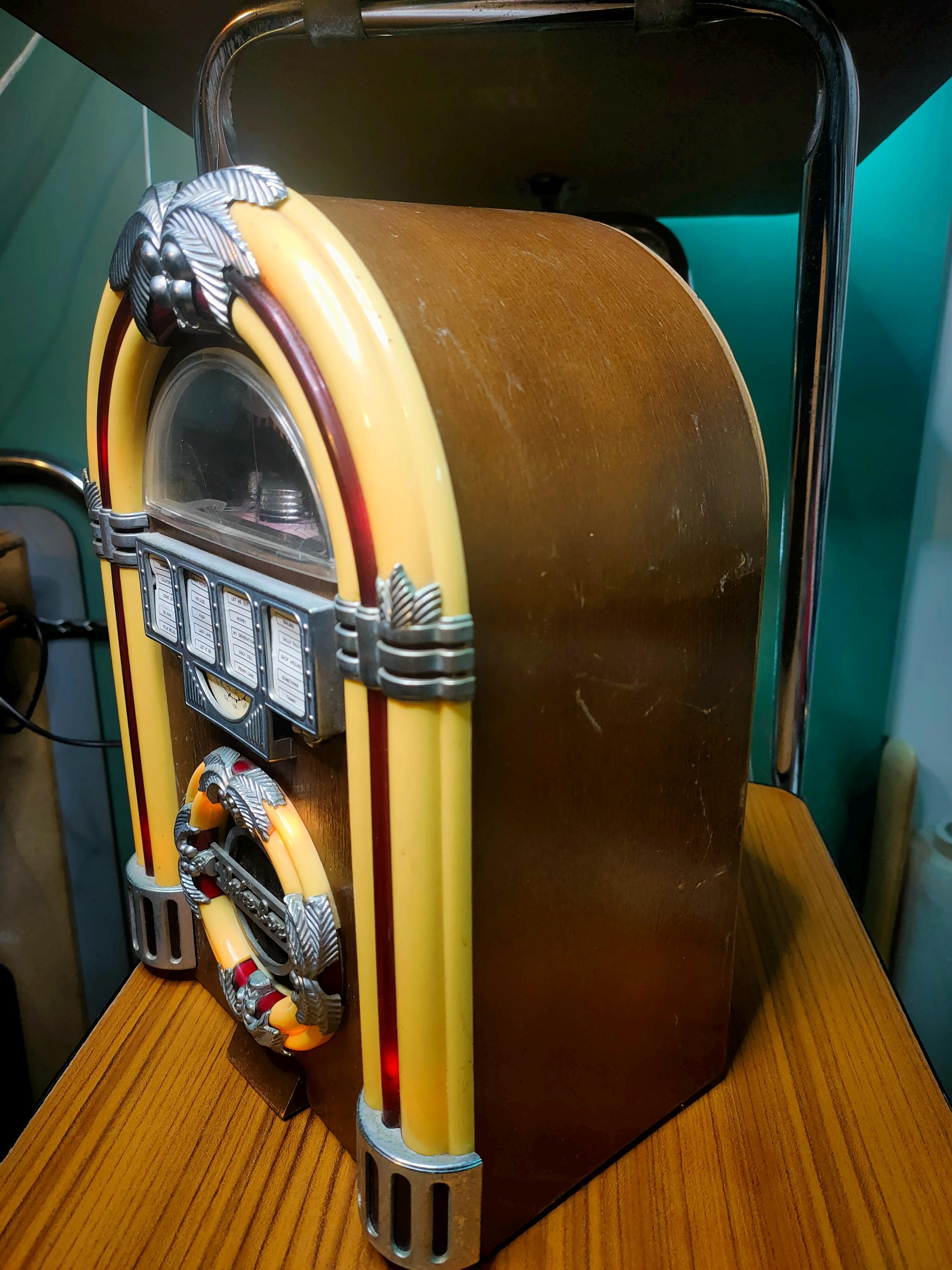 Radio From Post Office Heirloom of the 70s Vintage Jukebox Style With ...