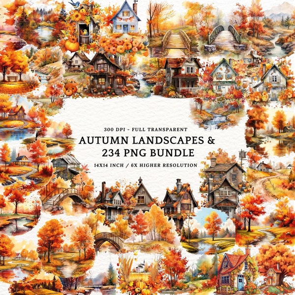 Autumn Landscape - Etsy