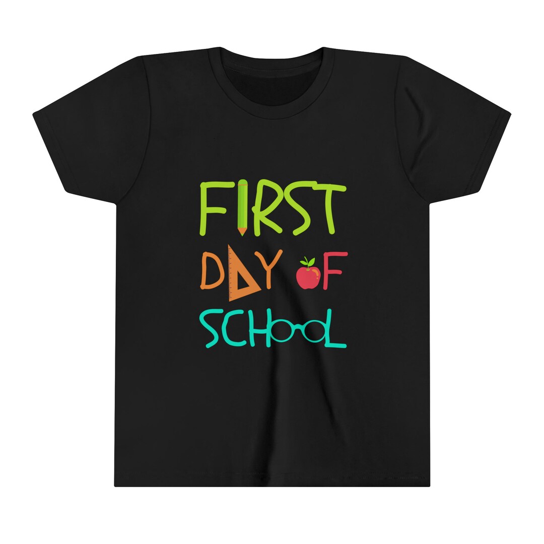 First Day of School Kids Shirt - Etsy