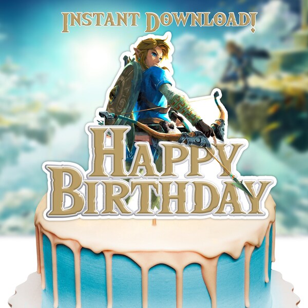 Zelda Cake Topper - Etsy