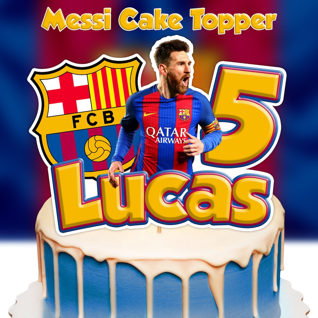 MESSI Cake Topper, Messi Happy Birthday, Digital Cake Topper - Etsy