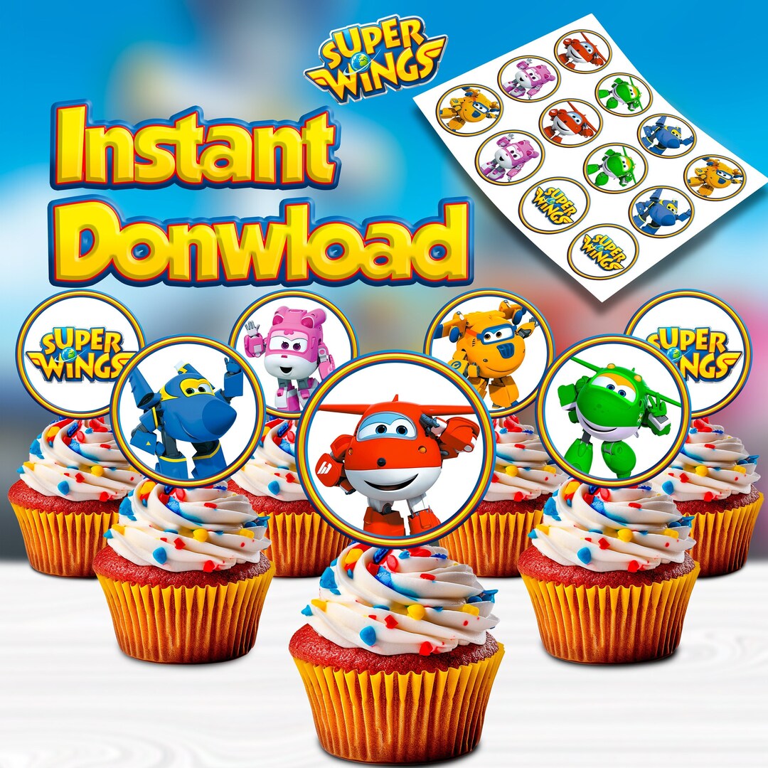 DIGITAL Cupcake Toppers - Etsy