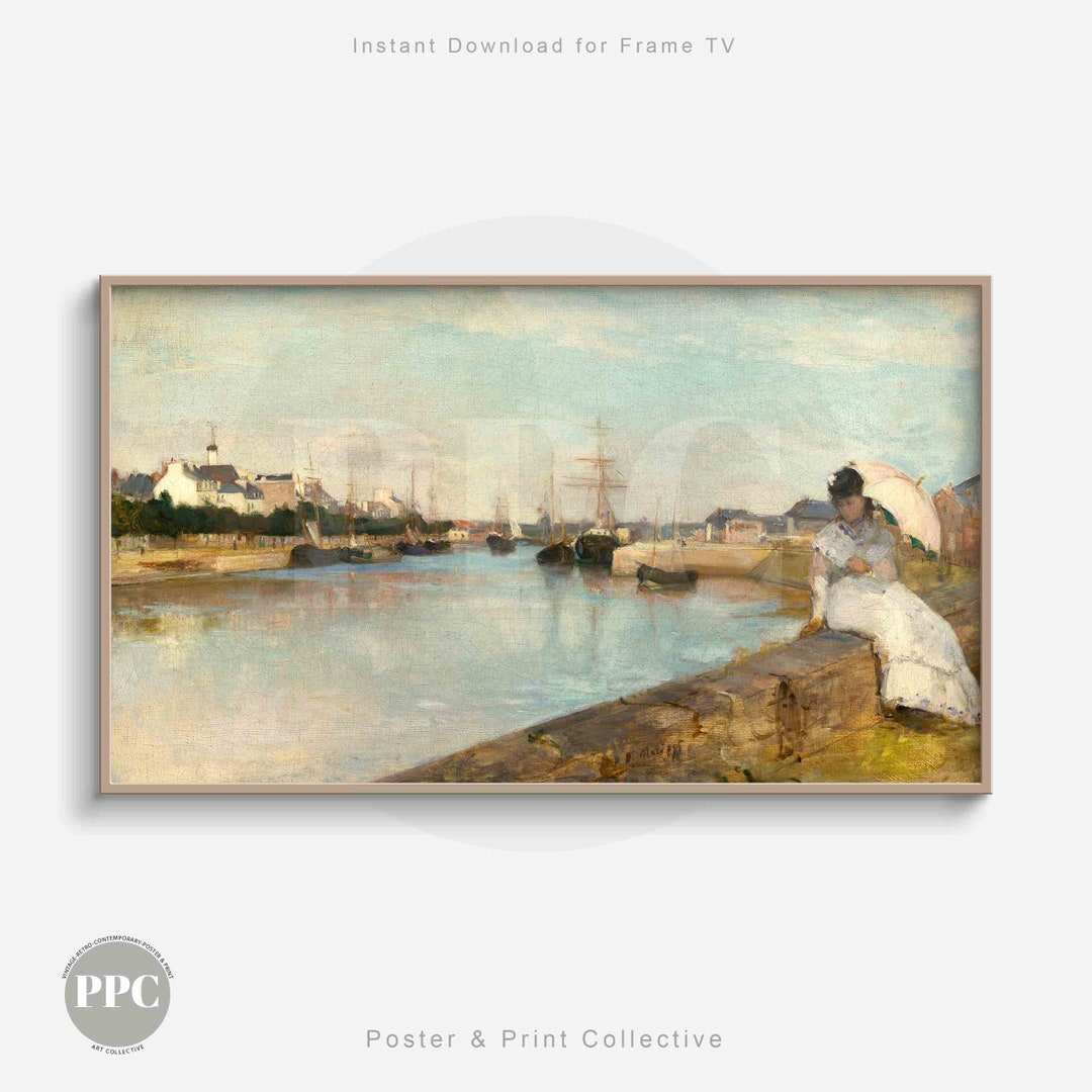 The Harbor at Lorient | Berthe Morisot | Samsung Frame TV Art | French ...
