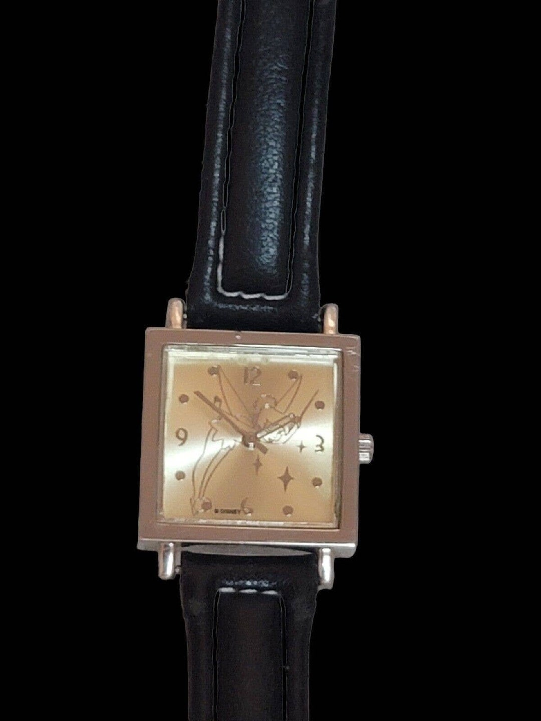 Ladies Disney Tinkerbell Rare Square Dial Watch Quartz Runs - Etsy