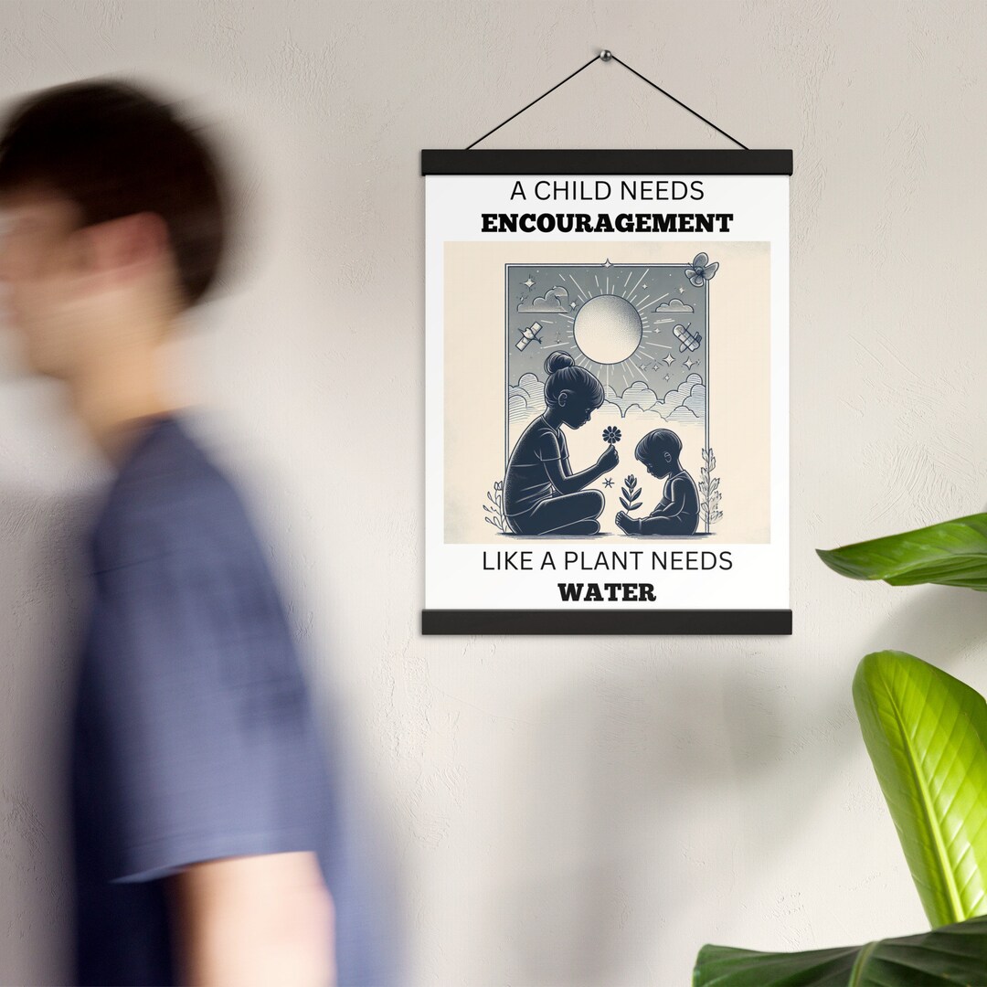 Positive Discipline Parenting Poster With Hangers | A Child Needs ...