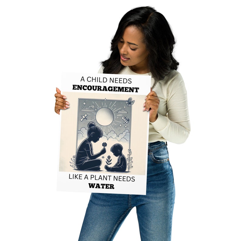 Positive Discipline Parenting Poster | A Child Needs Encouragement - Etsy
