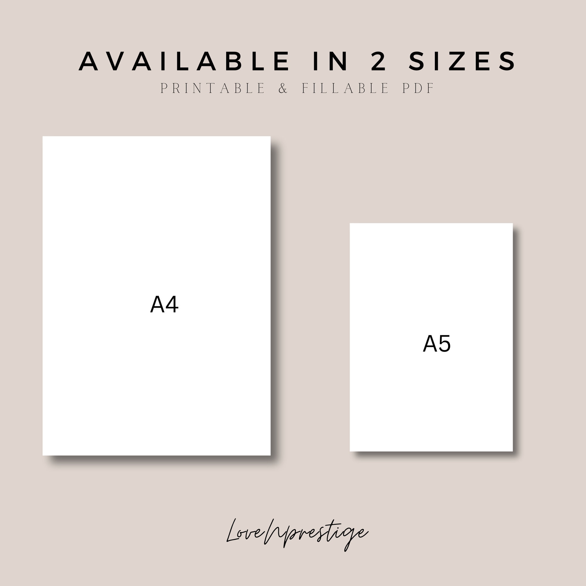 MINIMAL NOTES PAGE, Printable, Lined Notes Template, Writing, Paper ...