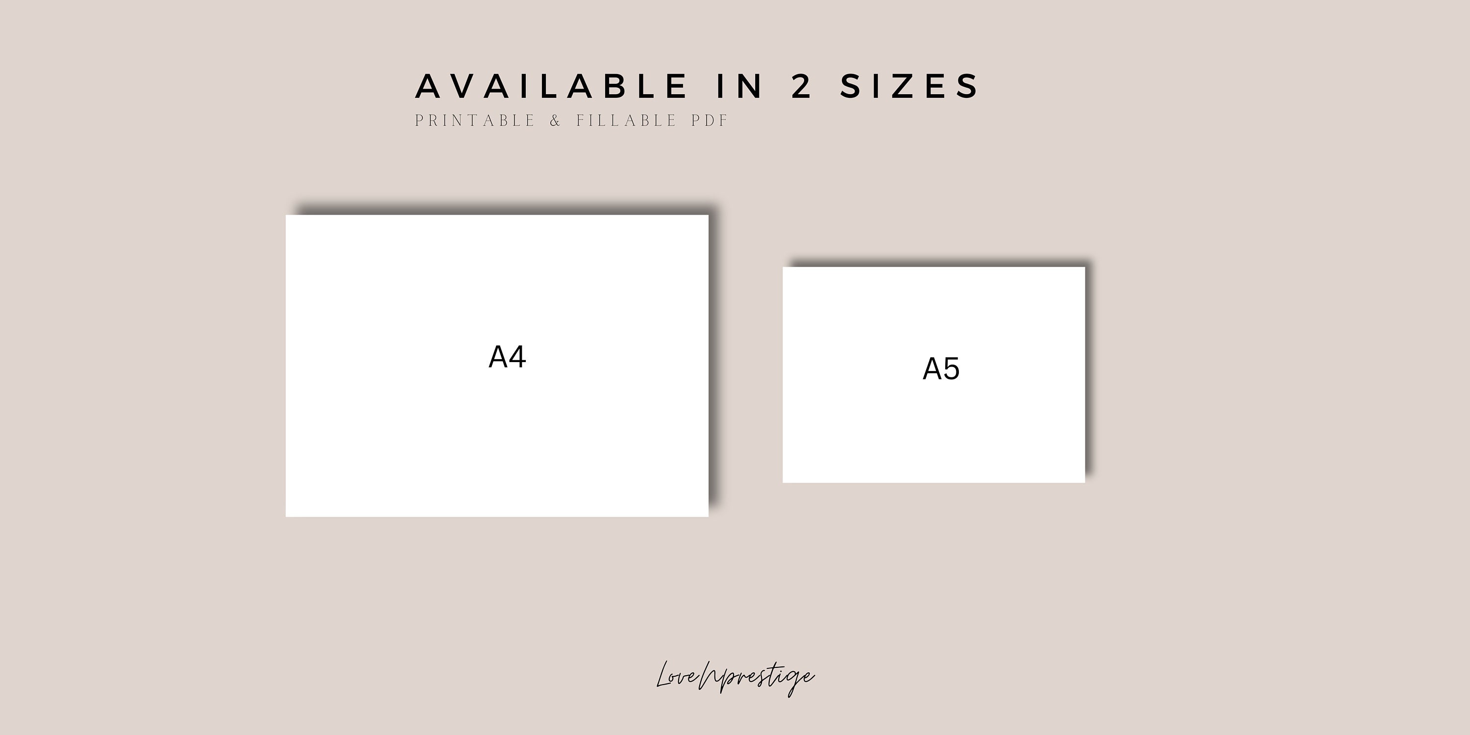 Minimal, Notes, Notepad, Printable, Instant Download, Daily Planner ...