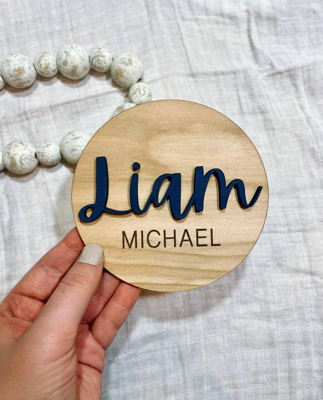 Baby Announcement Sign, Baby Name Plate Announcement Sign, 3D Hospital ...