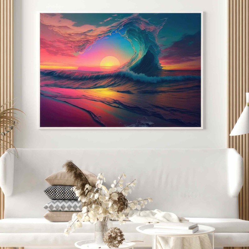 Abstract Wave Art - Etsy
