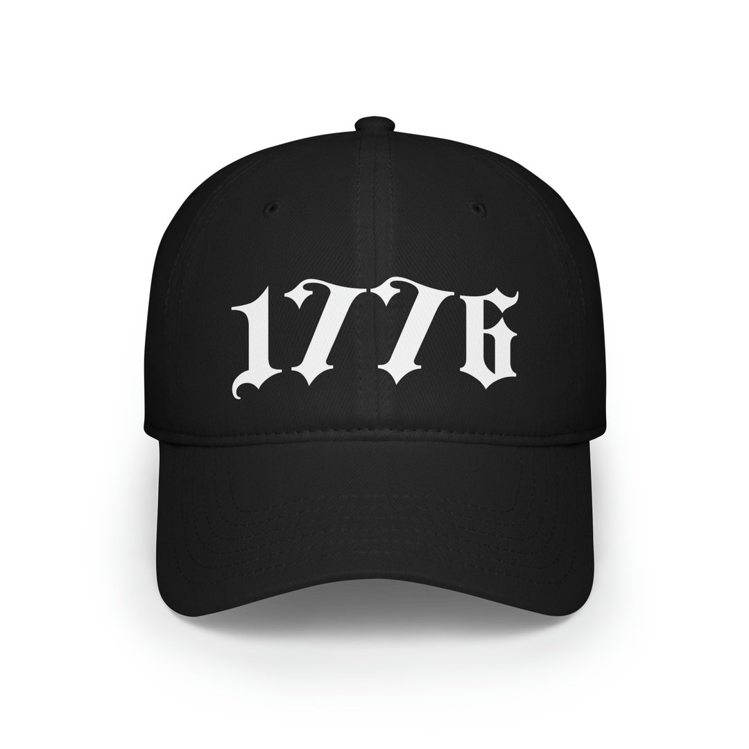 1776 Baseball Cap, July 4th Low Profile Baseball Cap, Patriotic Gift ...