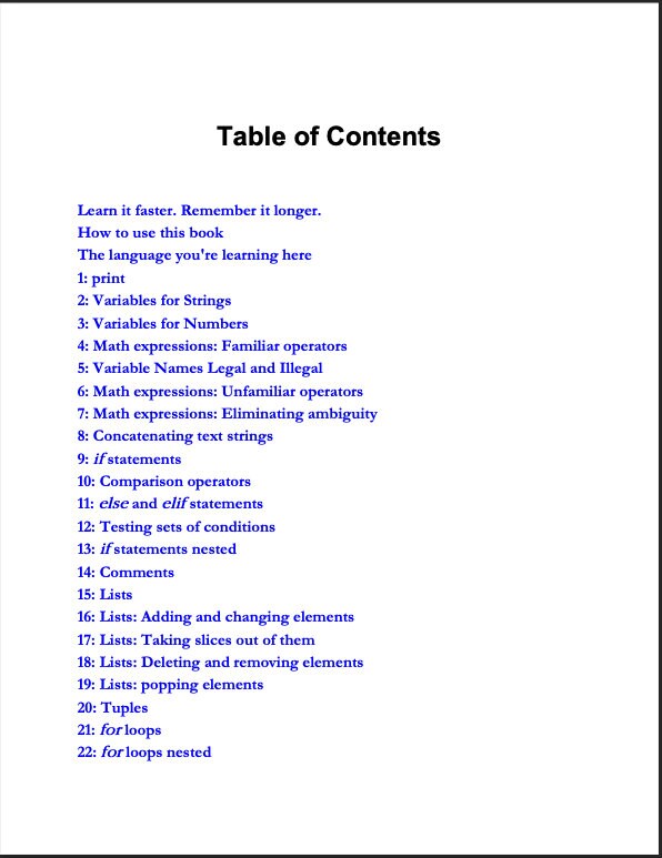 A Smarter Way to Learn Python: Learn It Faster. Remember It Longer. - Etsy
