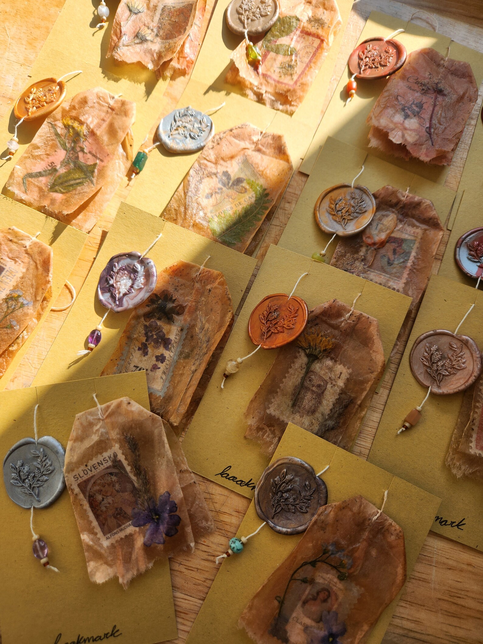 Tea Bag Bookmarks - Etsy