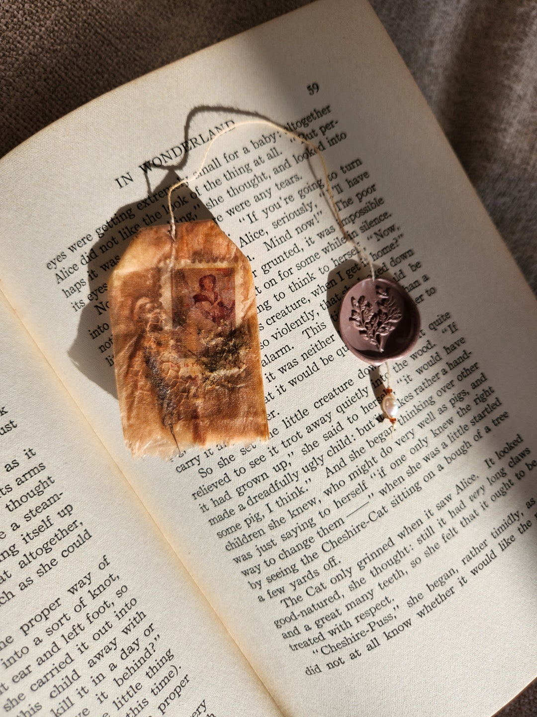 Tea Bag Bookmarks - Etsy