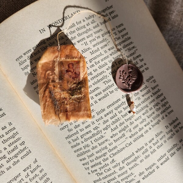 Tea Bag Bookmark - Etsy