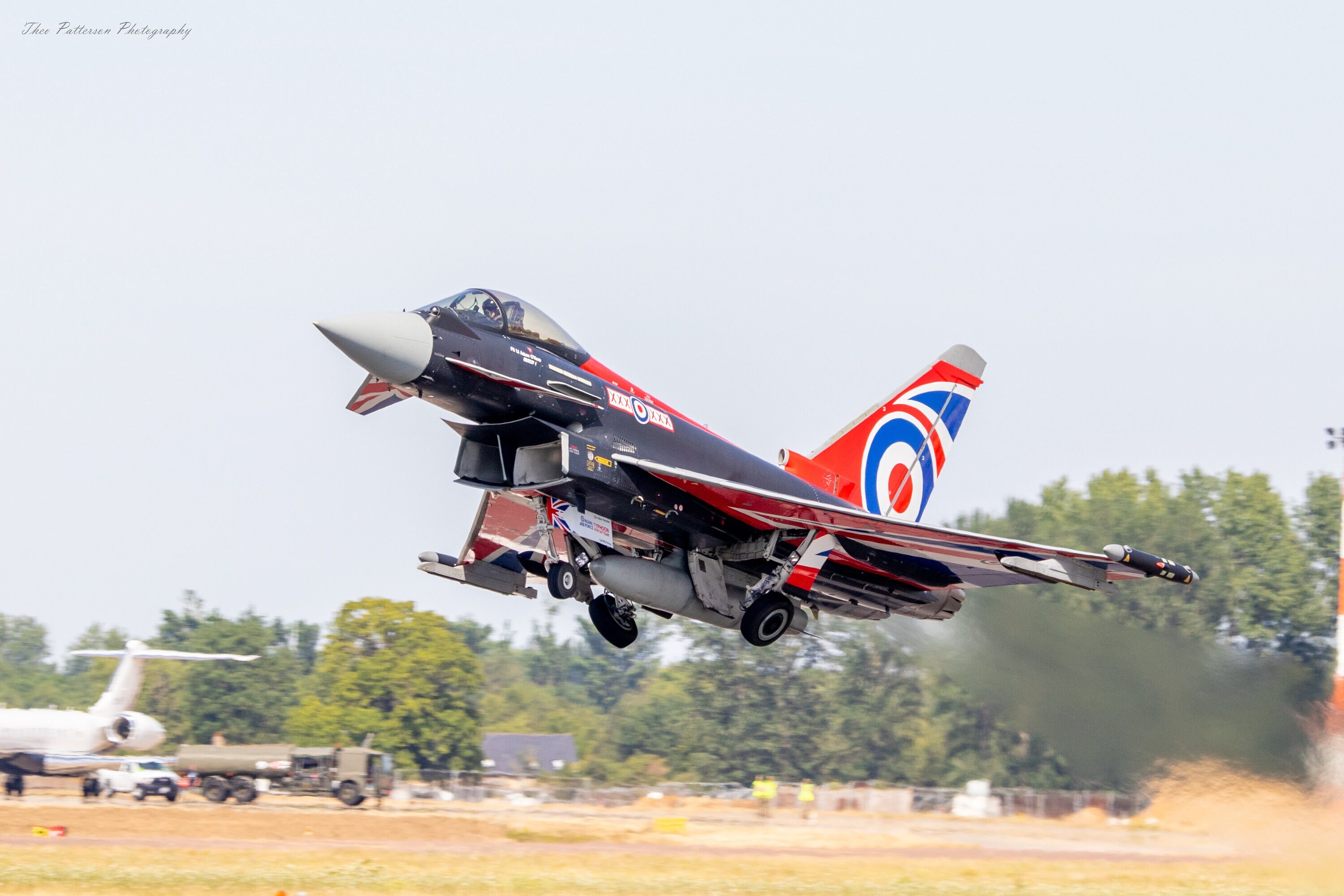 Photo Print of RAF Typhoon Display Team Jet - Etsy UK