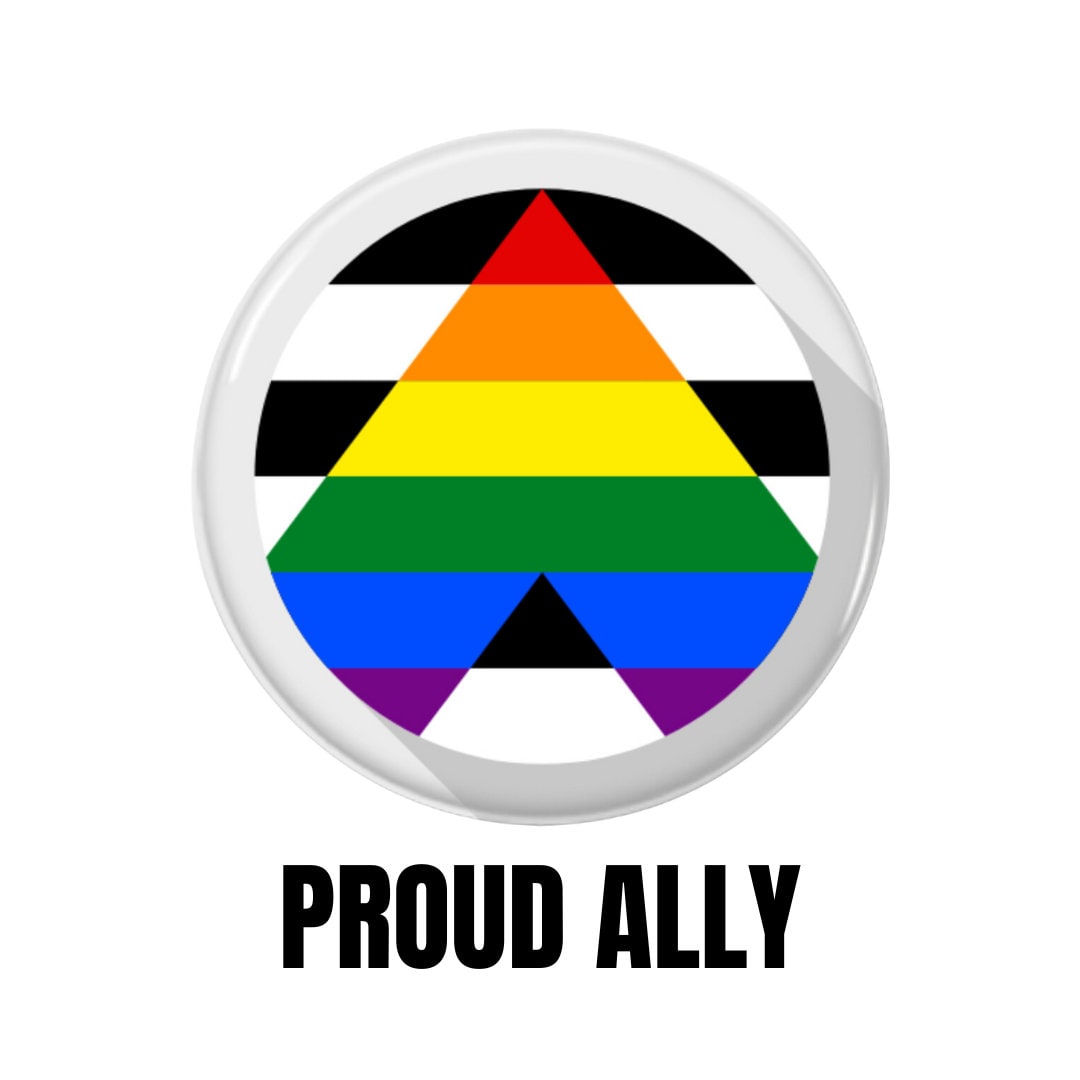 LGBTQ PRIDE Flags, Button Pin Badge 32mm or 58mm, Lesbian Gay Bisexual ...