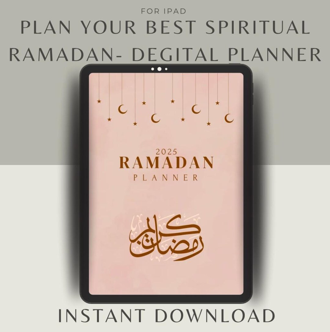 2025 Ramadan Planner|degital Planner on Ipad|fasting, Prayers, Iftar ...