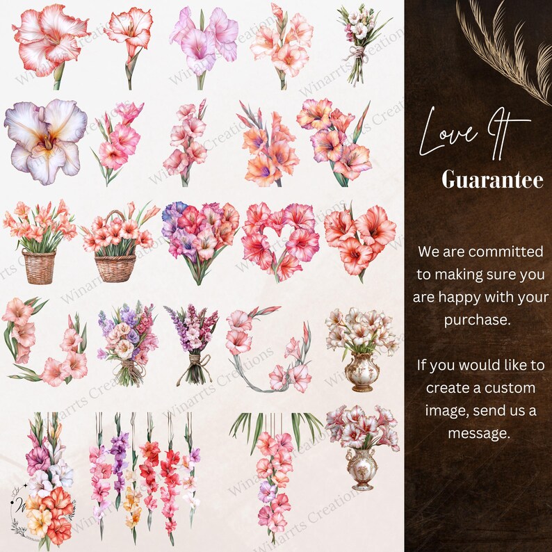 570 Birth Month Flower Clipart Birth Flower PNG Printable High Quality ...