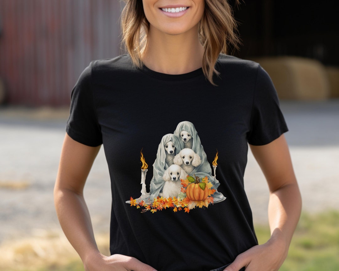 Cute Halloween Poodle Family in Ghost Costume Unisex Heavy - Etsy