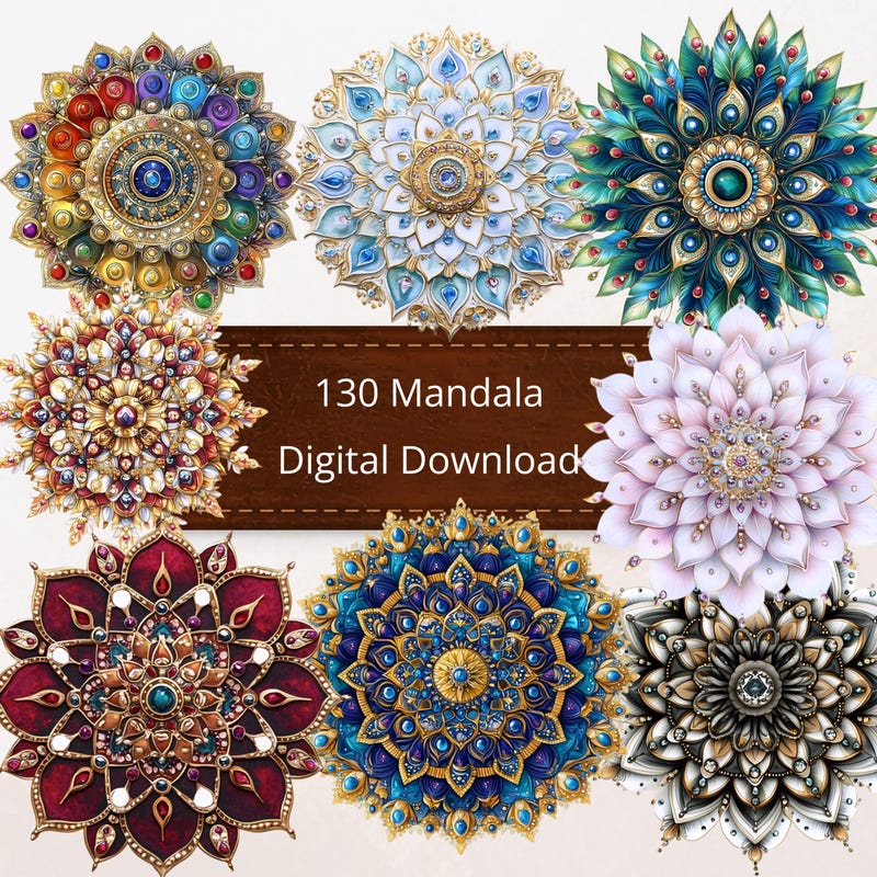 Mandala Wall Art Indian - Etsy
