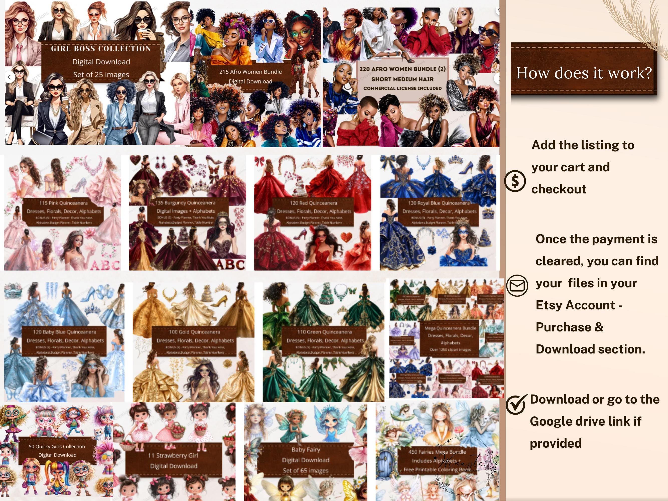 Whole Shop Bundle Clipart Lifetime Access Unlimited Access to All ...