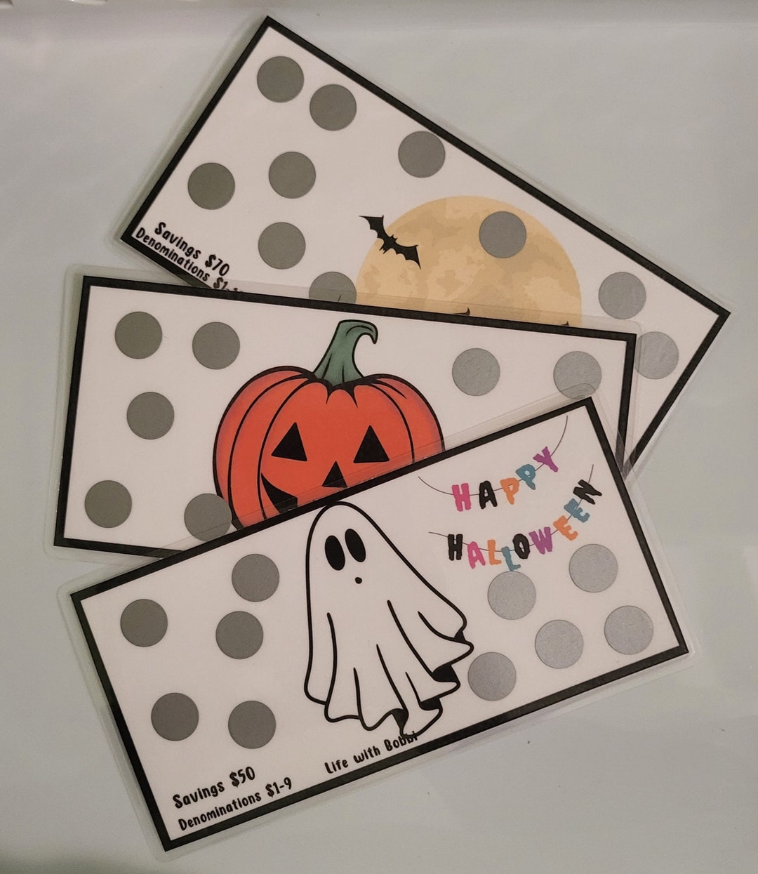 Halloween Scratch off Saving Challenge - Etsy