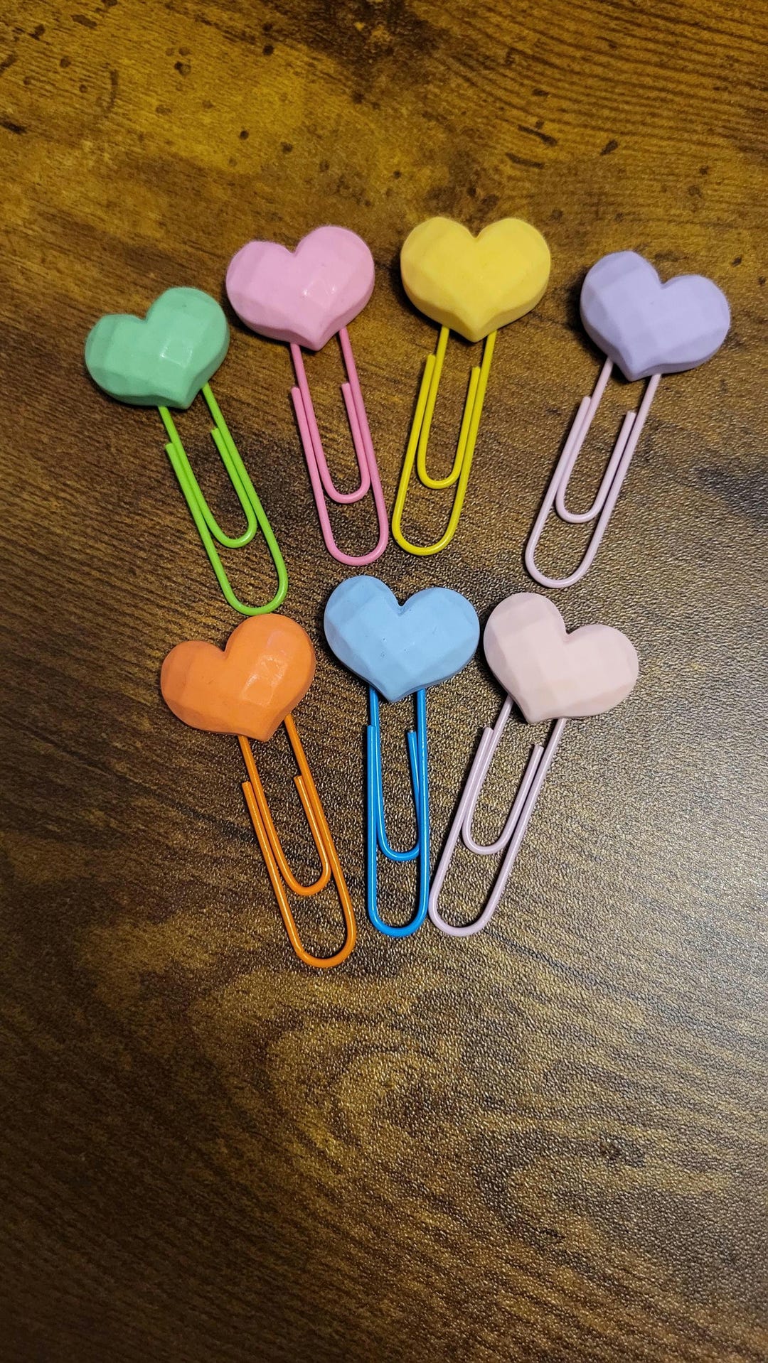 Heart Paper Clips | Paper Clips | - Etsy