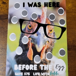 Double Sided Chicken Saving Challenge - Etsy