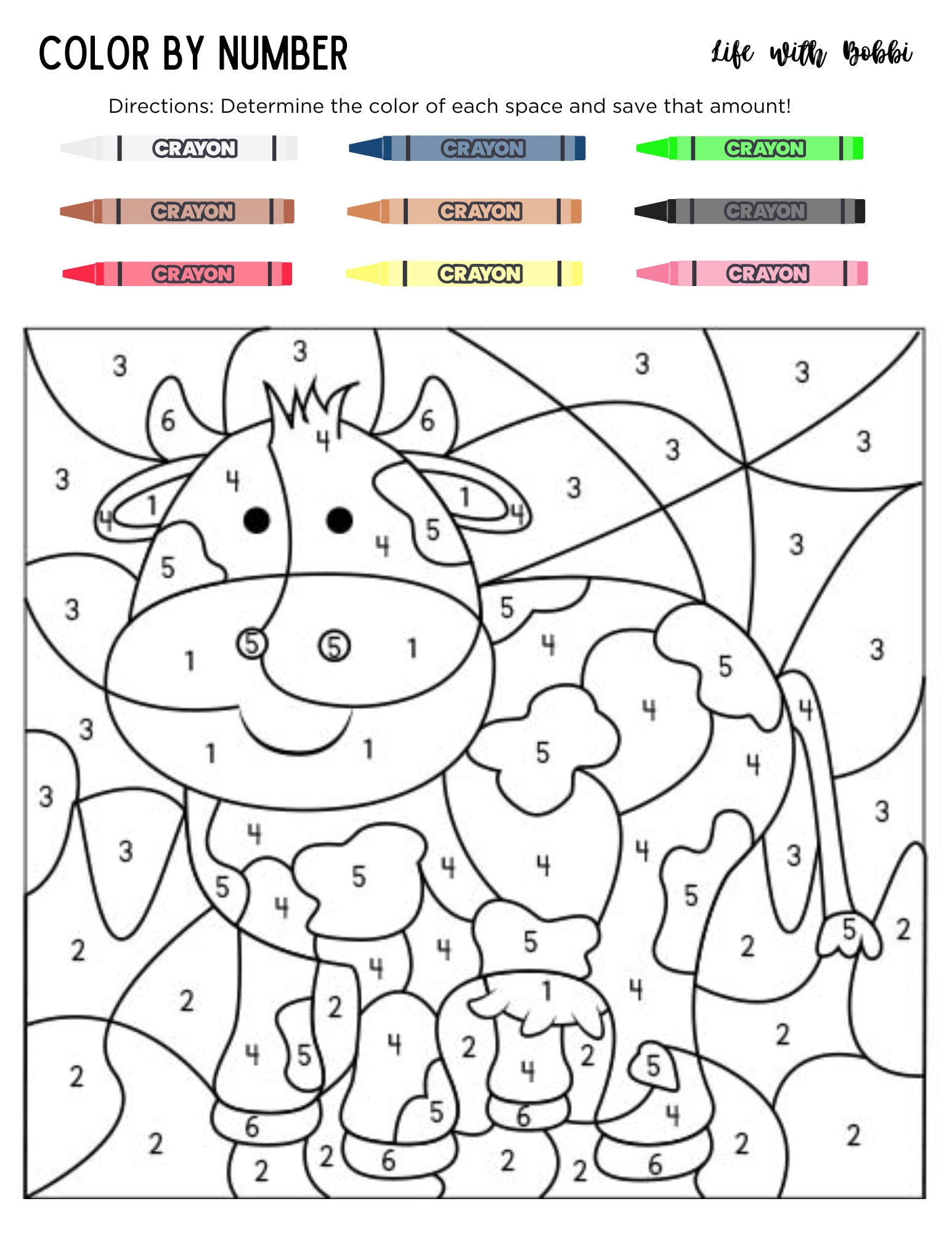 Color by Number - Etsy