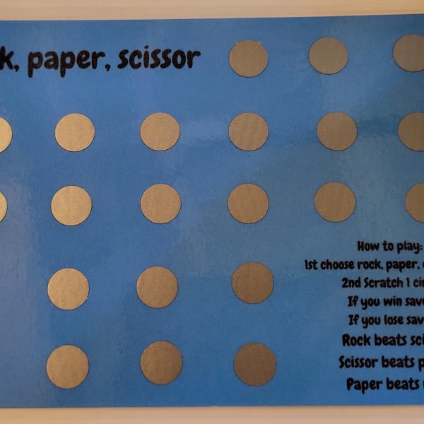 Rock Paper Scissor - Etsy
