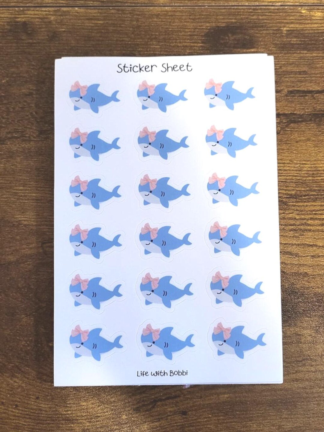 Shark Week Stickers | Planner Stickers | Stickers | - Etsy