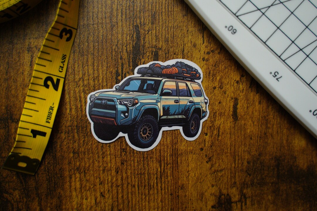 4runner Sticker Teal TRD Toyota off Road Trails - Etsy