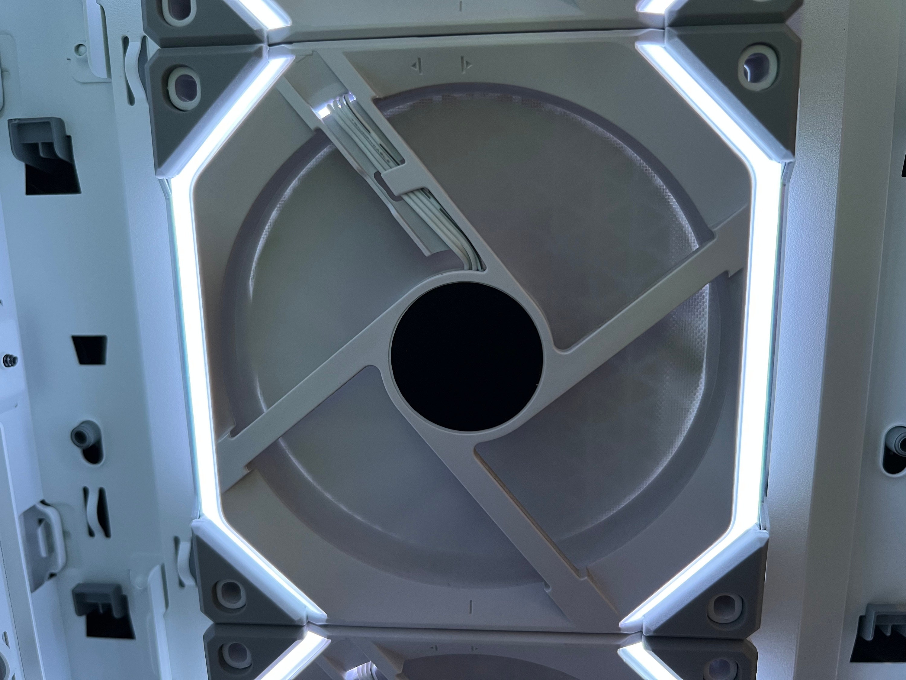 33mm PC Fan Hub Blackout Stickers Premium Vinyl Matte Black Fan Sticker ...