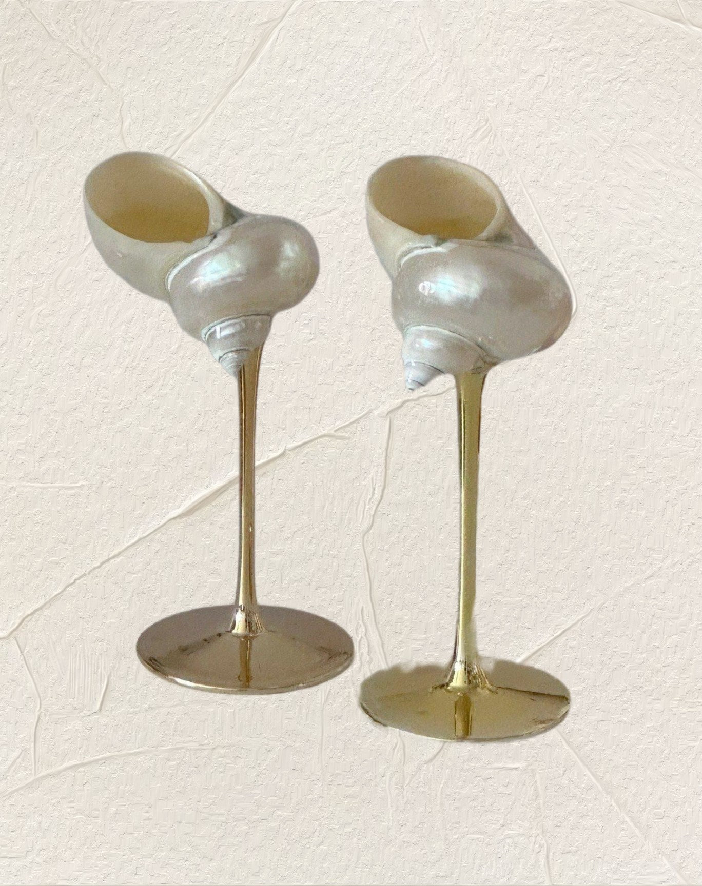 Handmade Natural Conch Shell Wine Glass Beach Wedding Wine - Etsy