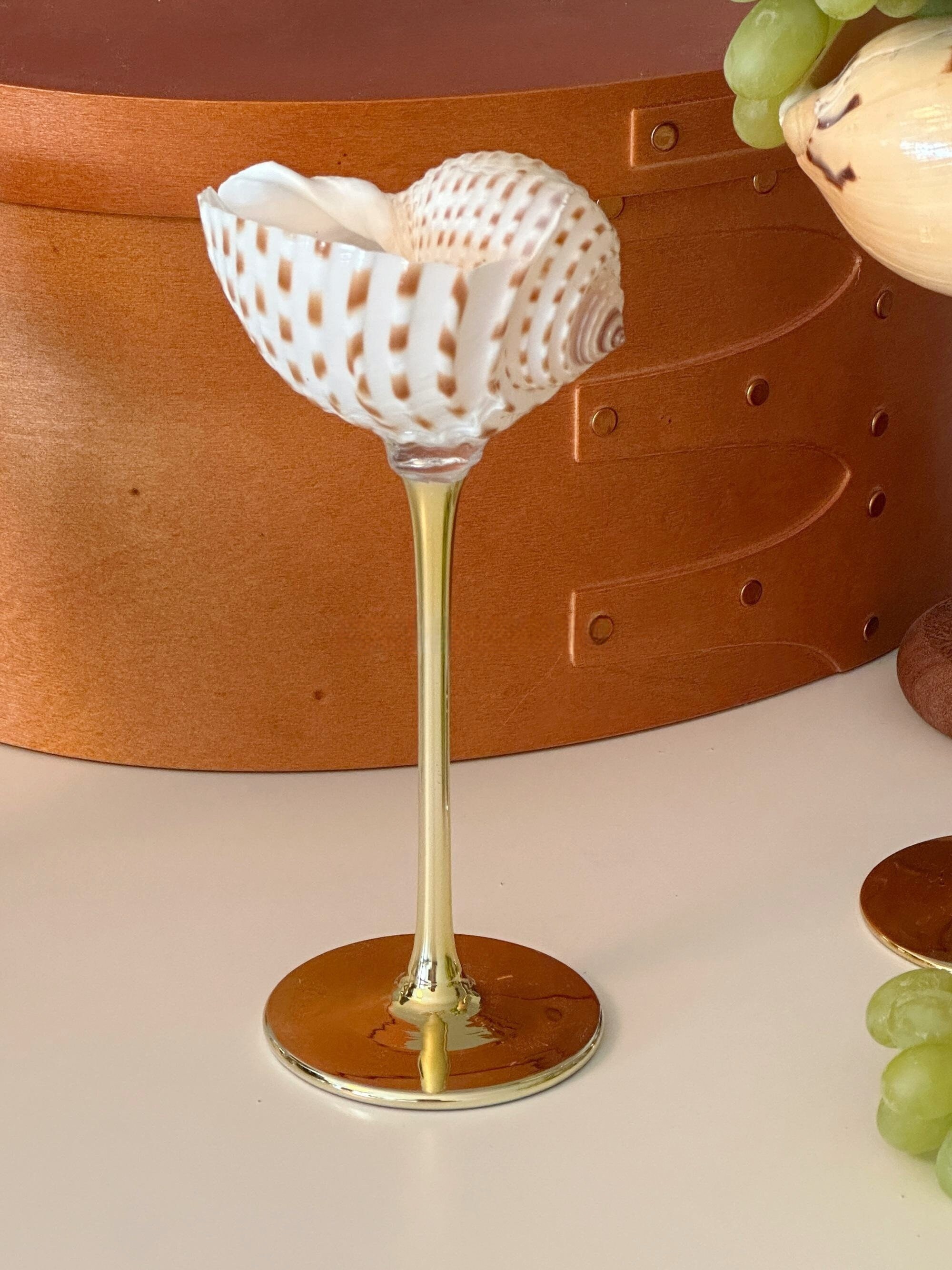 Handmade Natural Conch Shell Wine Glass Beach Wedding Wine - Etsy