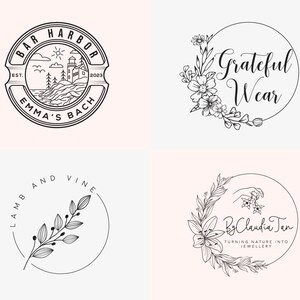 Custom Hand Drawn Logo, Custom Logo Design, Logo Design Custom for ...