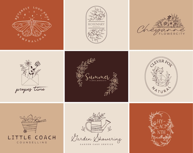 Custm Hand Drawn Logo Design, Logo Design, Professional Logo, Simple ...