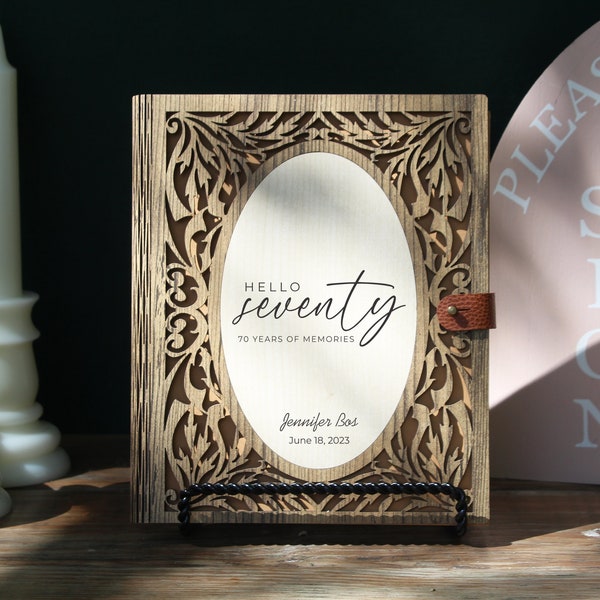 Personalized 70th Birthday Book - Etsy