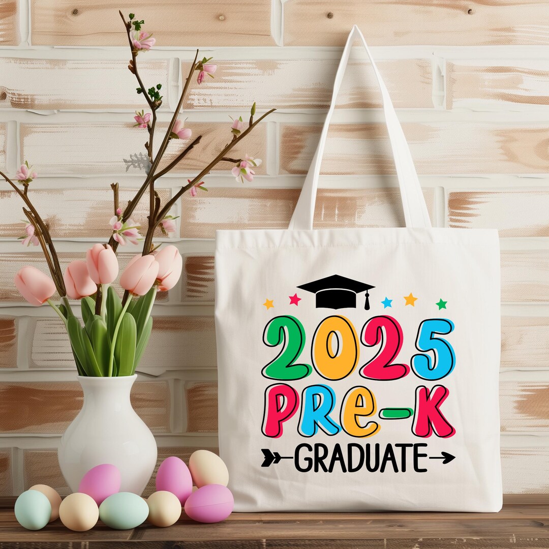 2025 Pre-k Graduate Tote Bag, Preschool Graduation Gift, Last Day of ...