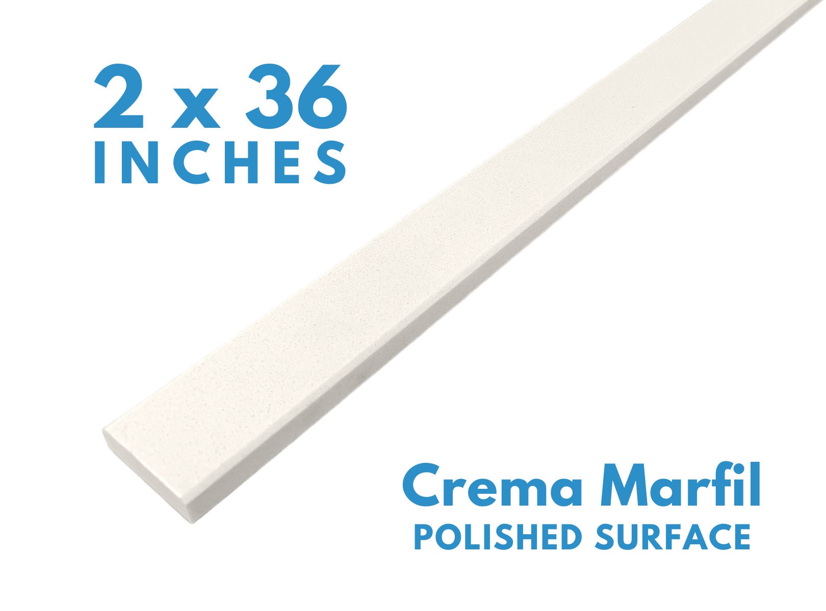 Threshold.shop 2 X 36 Inches | Double Beveled Marble Threshold for ...