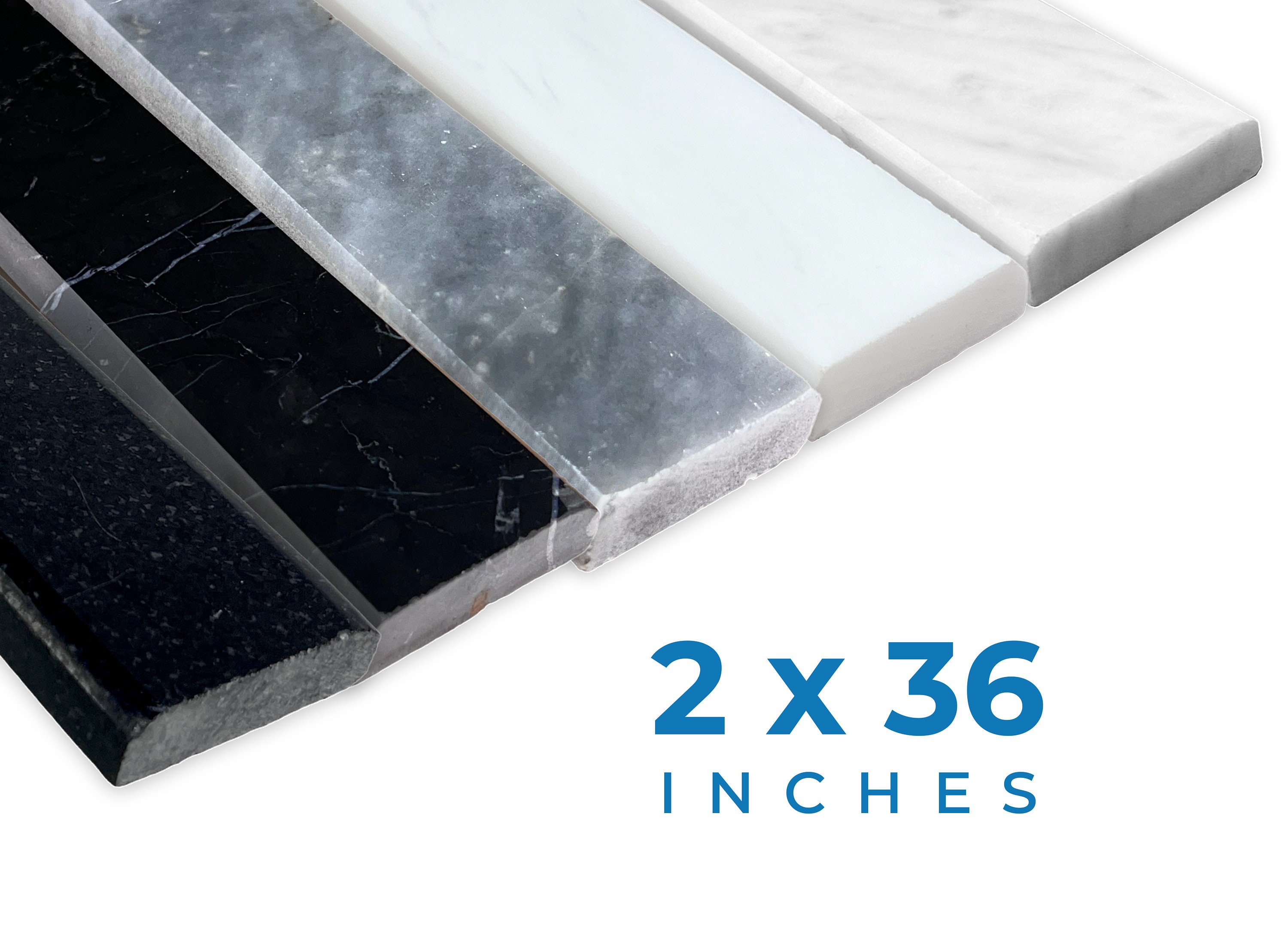 Threshold.shop 2 X 36 Inches Double Beveled Marble Threshold for Floor Transitions - Etsy