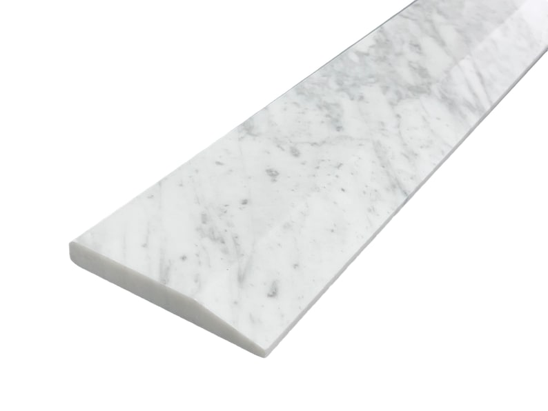Single Hollywood White Carrara Marble Threshold for Floor Transitions ...