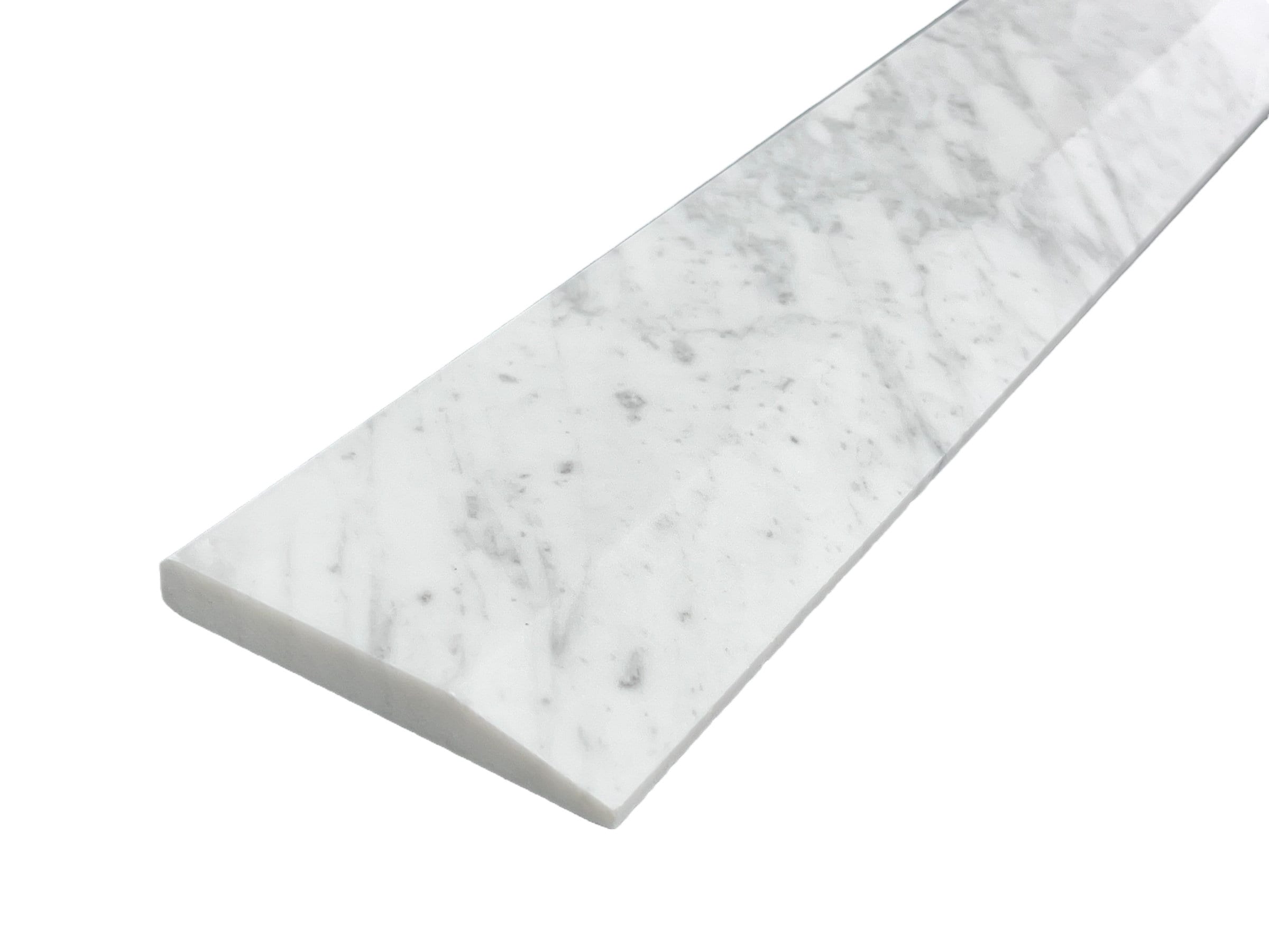 Single Hollywood White Carrara Marble Threshold for Floor Transitions ...