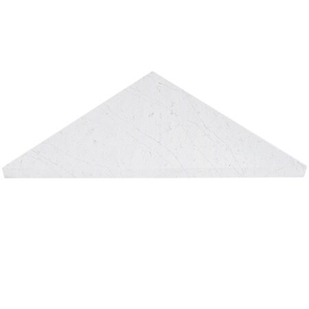 Statuario Engineered Marble Triangle Shower Corner Seat - Etsy